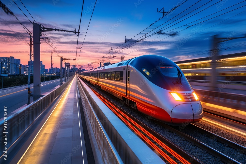 China's sleek high-speed train, a symbol of modernization and ...