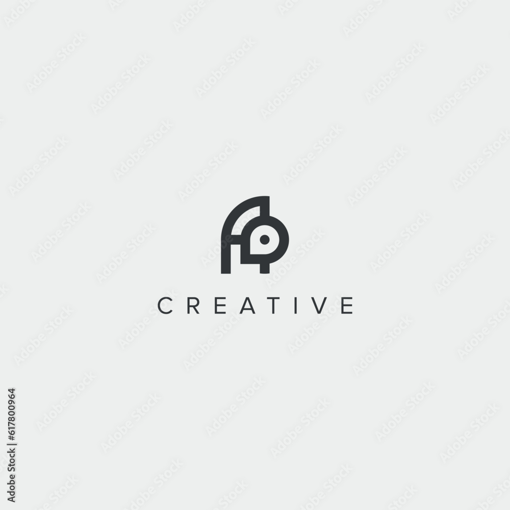 Alphabet A letter location logo vector template illustration. Stock ...