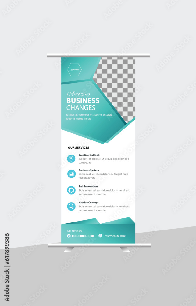 A roller banner, also known as a roll-up or pull-up banner, is a self ...