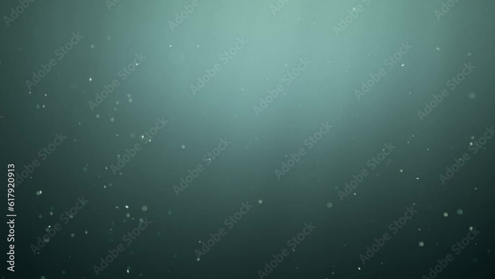 Particles and plangton floating underwater. Abstract background 4k ...
