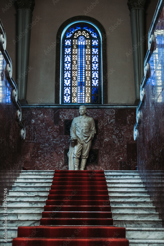 Monument of Stalin in Museum Georgia Stock Photo | Adobe Stock