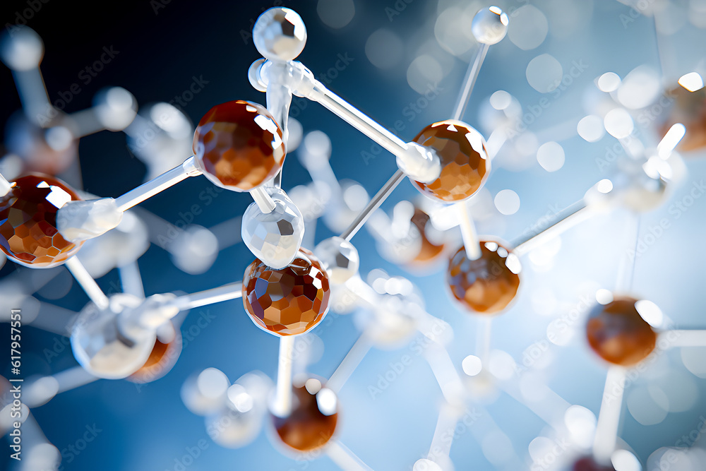 Realistic molecule or Chromosome , Abstract Genetic code structure for ...