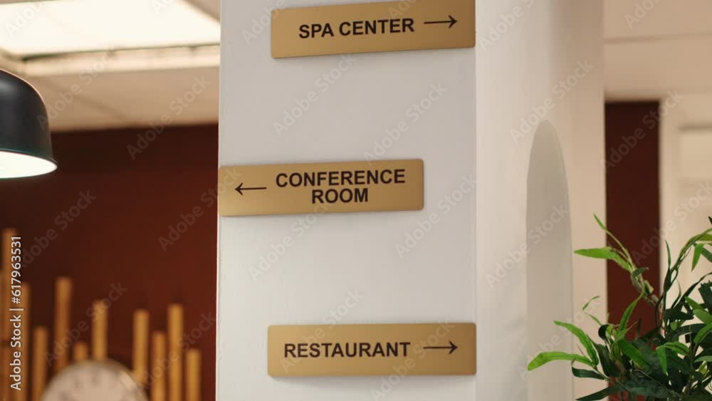 Empty stylish business accommodationlobby interior with luxurious ...