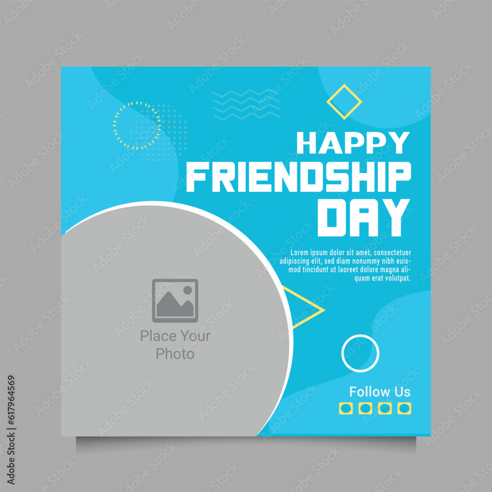 Friendship day celebration post, Friendship day Social Media Post ...