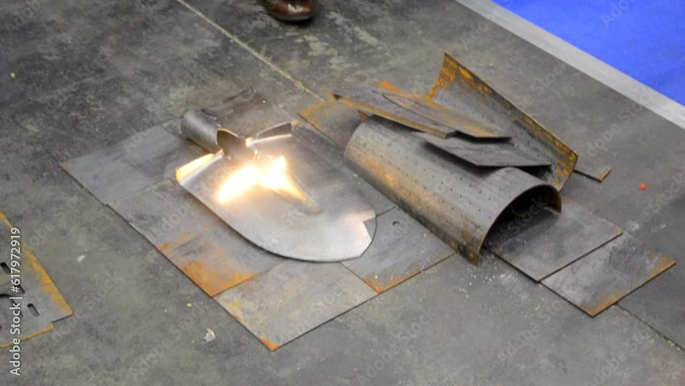 Laser cleaning of metal. Industrial laser cleaning rust of metal ...