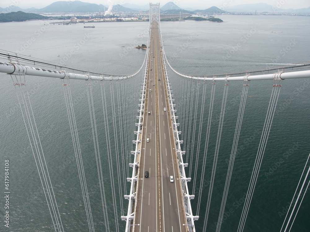 Kagawa, Japan - June 25, 2023: The Great Seto Bridge or Seto Ohashi ...