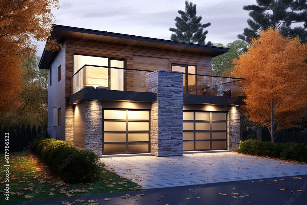 Contemporary Layout & Inspirational Features: A New Build House with ...