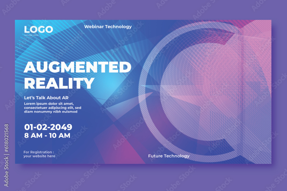 Photo abstract horizontal vertical creative modern neon augmented ...