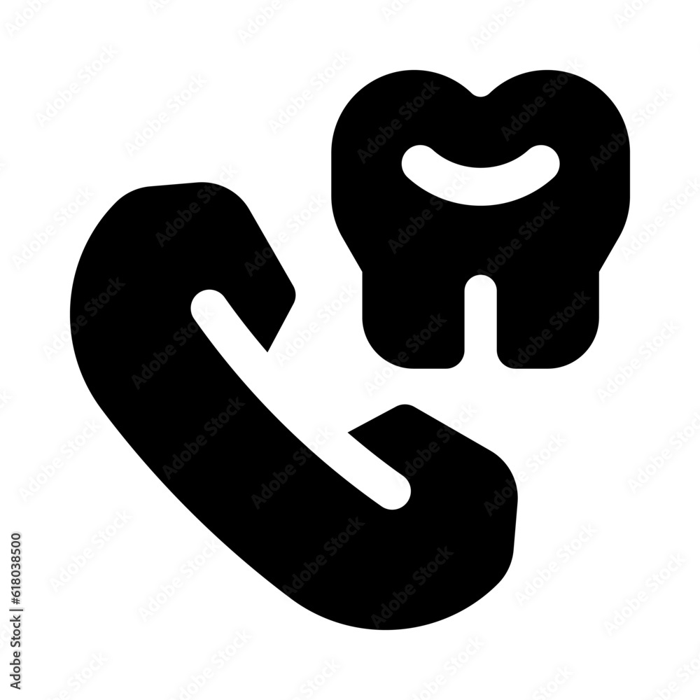 dental phone icon for your website, mobile, presentation, and logo ...