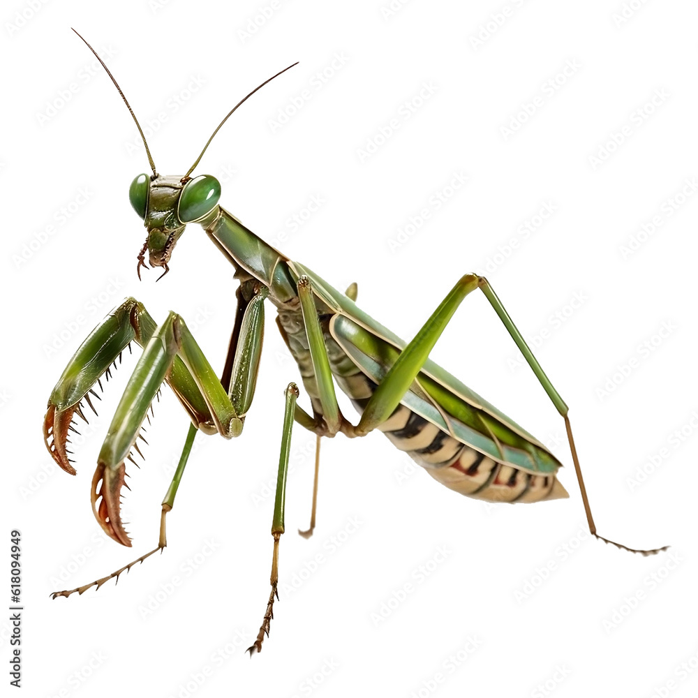 Mantis on transparent png background Stock Illustration | Adobe Stock