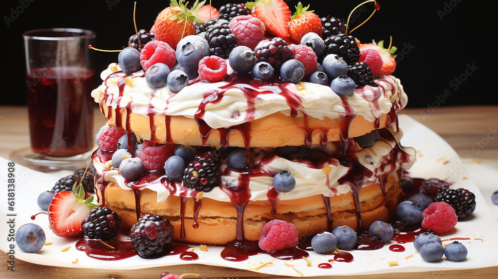 Taste of Joy: A Birthday Cake That Blends the Goodness of Fruit ...