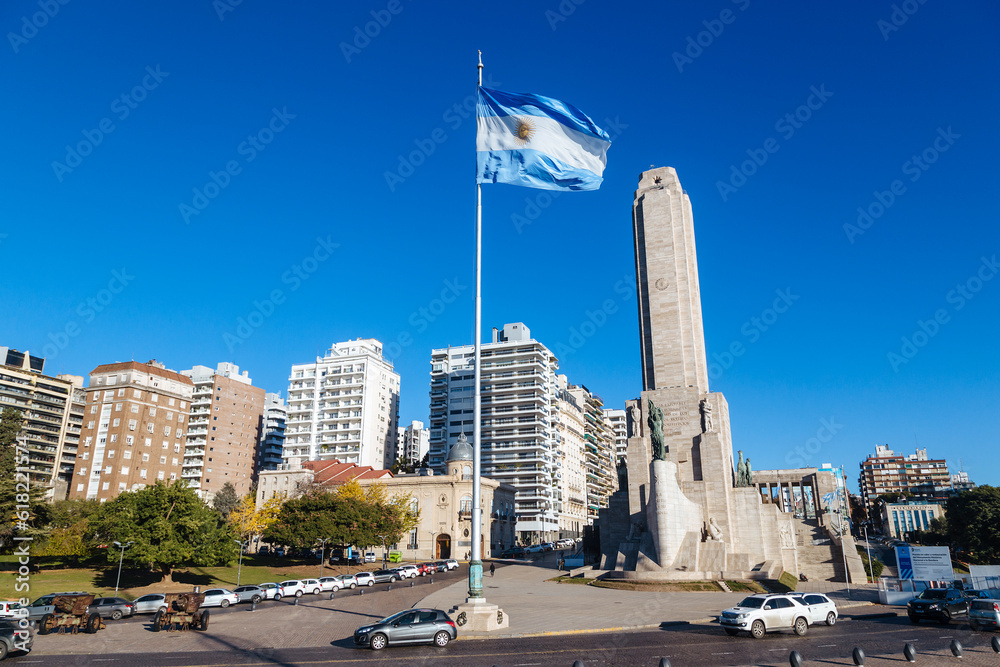 ROSARIO, ARGENTINA - JUNE 28, 2023: National Flag Monument located at ...