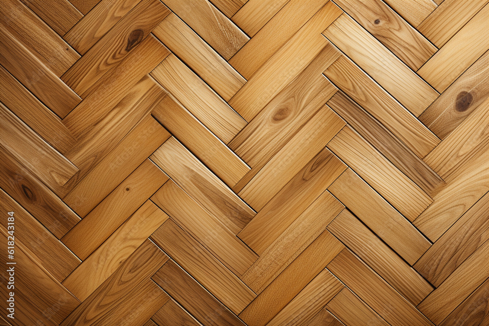 Herringbone Bliss: Classic herringbone parquet in a natural wood finish ...