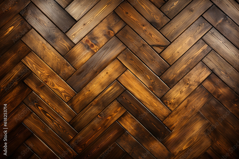 Rustic Pine: Rustic pine wood arranged in a charming parquet layout ...