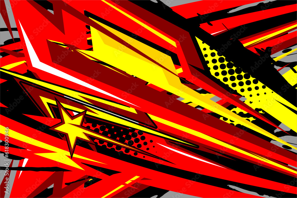 design vector racing background with a unique stripe pattern and with a ...
