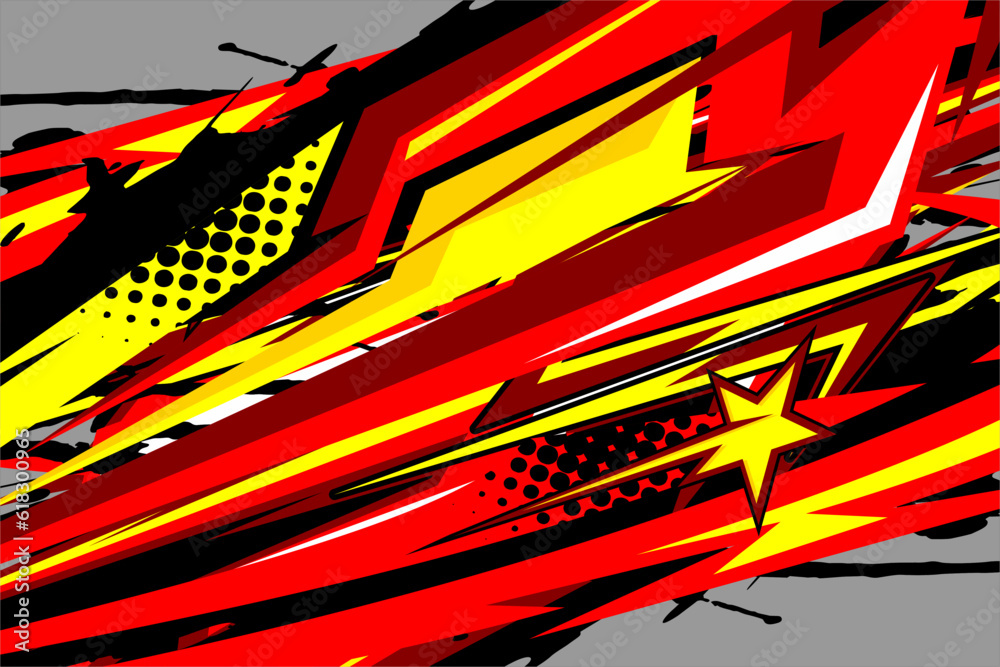 design vector racing background with a unique stripe pattern and with a ...