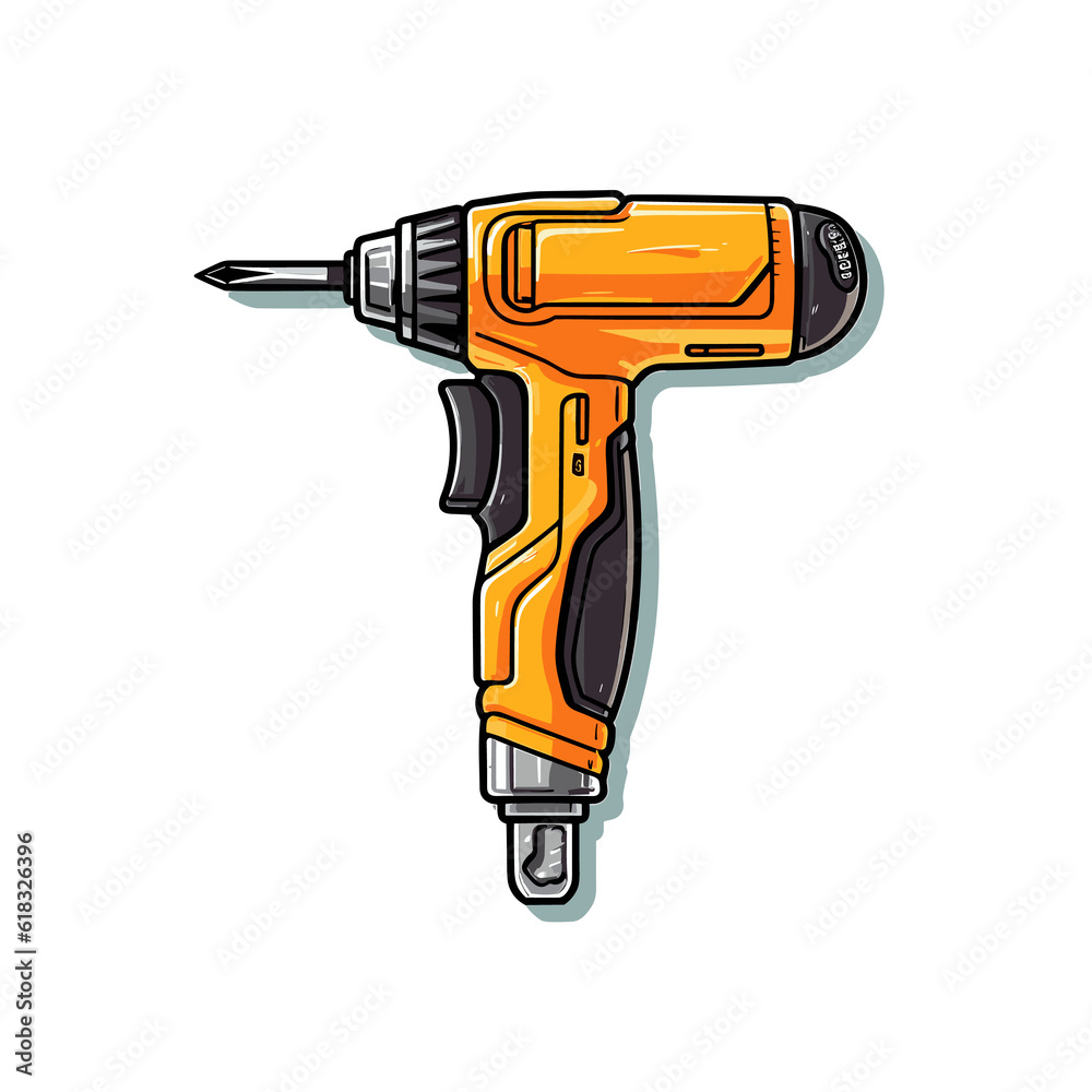 Cartoon Screwdriver , PNG Cartoon, Illustration Stock Illustration ...