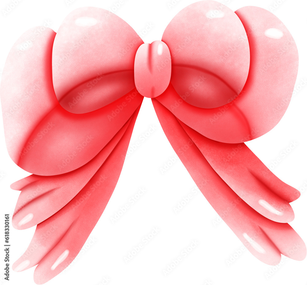 Cute hand drawing bow clipart, beautiful and color element, bow doodle ...