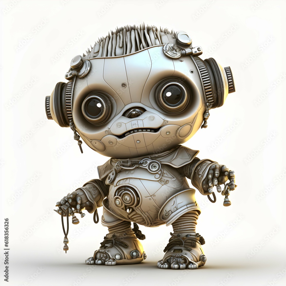 Star Wars Snaggletooth style baby cartoon full height futuristic ...