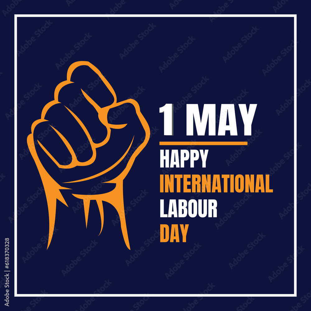 MAY DAY Social Media post Banner. RGB color Mode. Editable color. 1080 ...