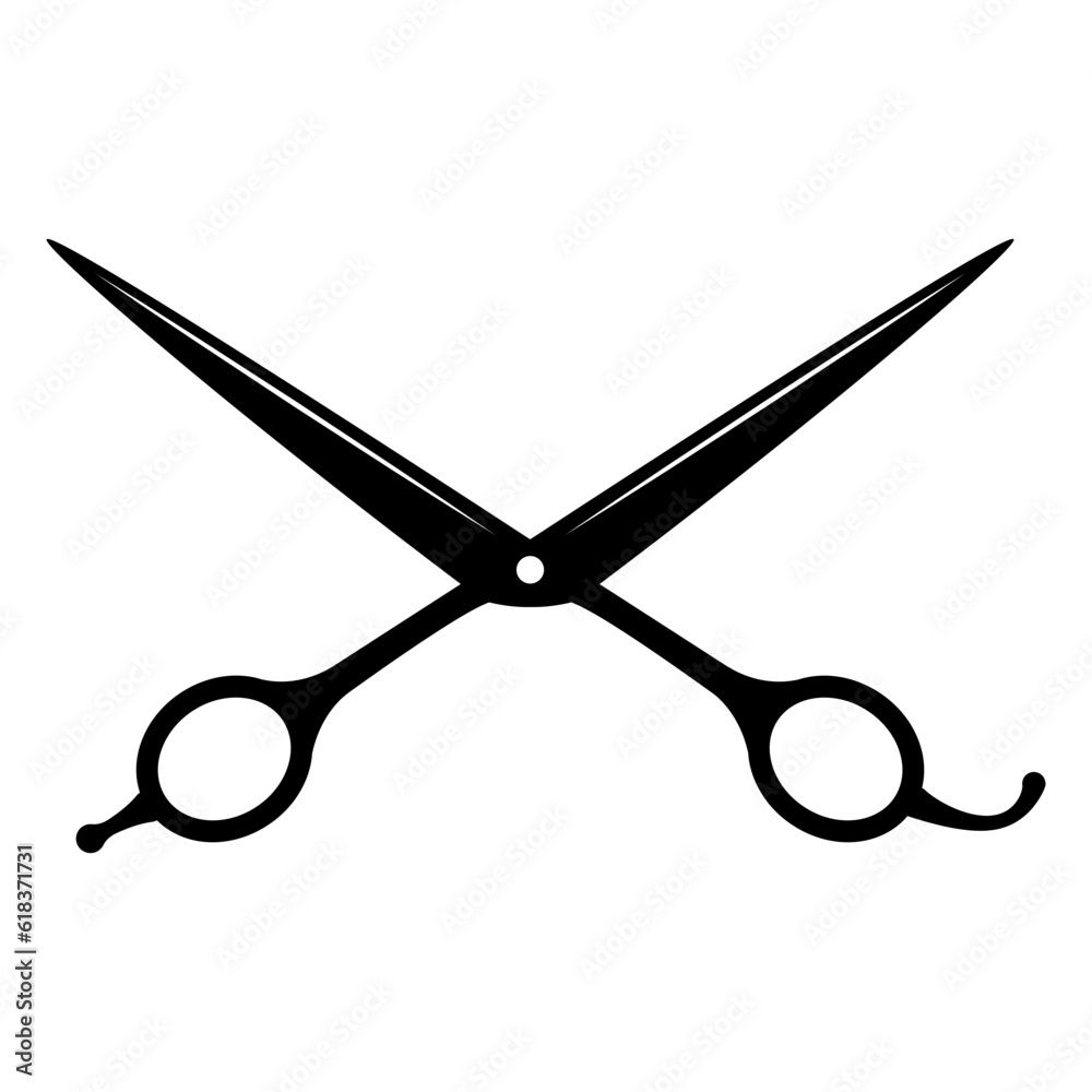 Barber Scissors Vector Png