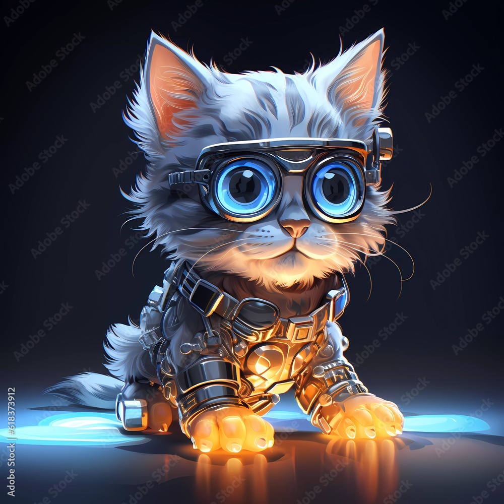 All About Cat Illustrations. Cartoon style characters Design. Cute ...