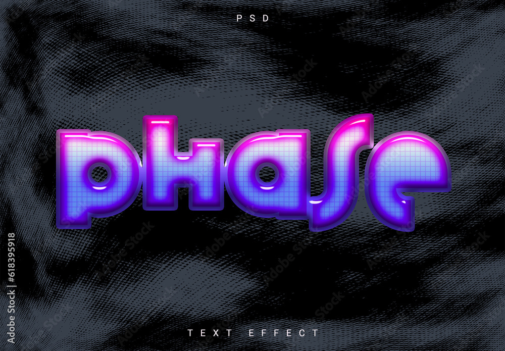 Shiny Soft Plastic Text Effect Stock Template | Adobe Stock