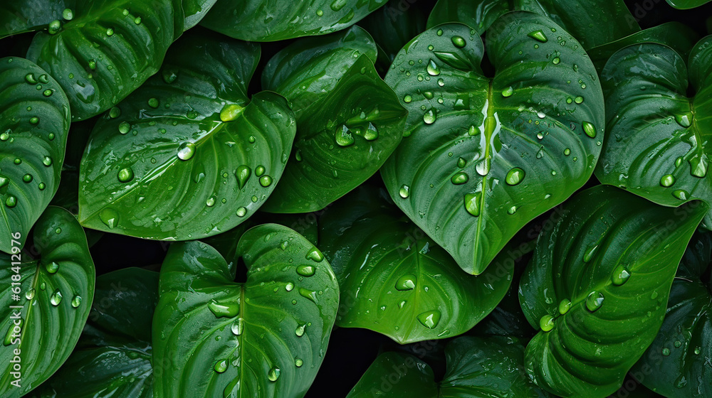 Background of Calathea leaf , HD, Decorate with water drops, Background ...