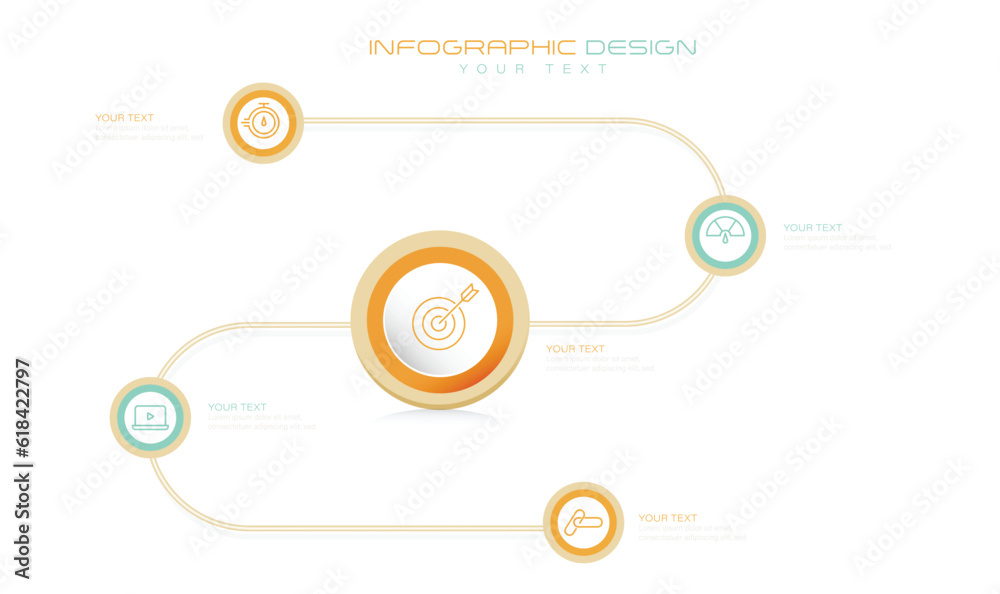 Business Strategy Infographic Design stock illustration Infographic ...