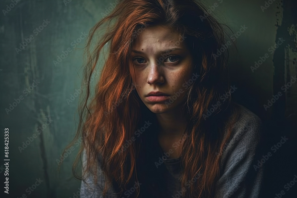 Mental Illness ,Sad woman Lonely and Vulnerable ,Emotional woman Trauma ...