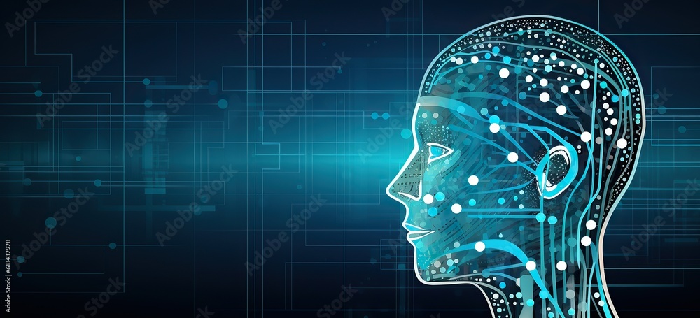 Concept of big data and artificial intelligence. Machine learning and ...