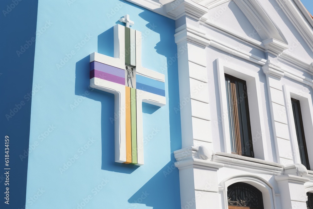 rainbow flag in a church, Embracing the Intersection of Faith and ...