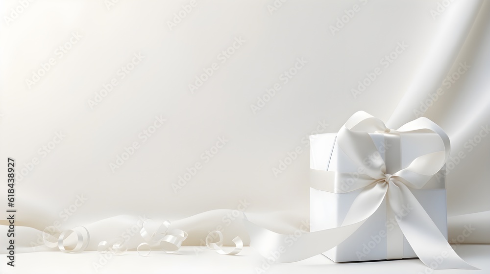 gif box abstract white background. Generative AI. Stock Illustration ...