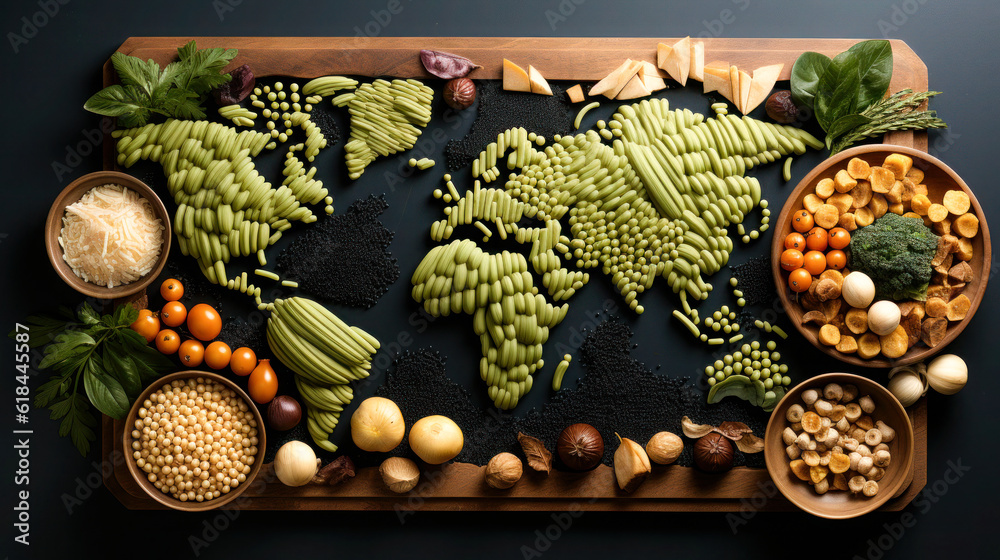 Gourmet Adventure: Illustrating World Food Day with a Plate-Made World ...