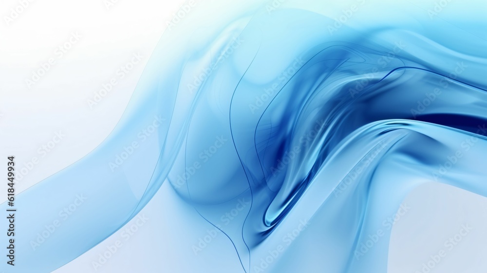 AI-generated beautiful abstract and minimalistic blue background Stock ...