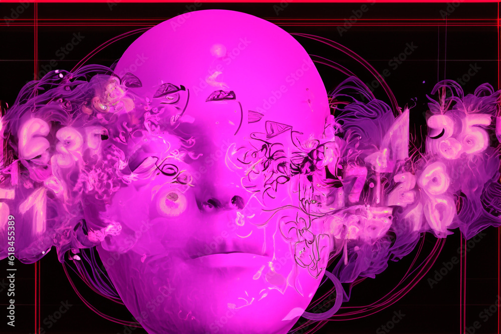 Brutalism. Brutalist. Abstract background. Illustration of large ...