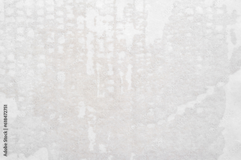 Wet paper texture with wet spots. Sheet of wet paper with surface ...