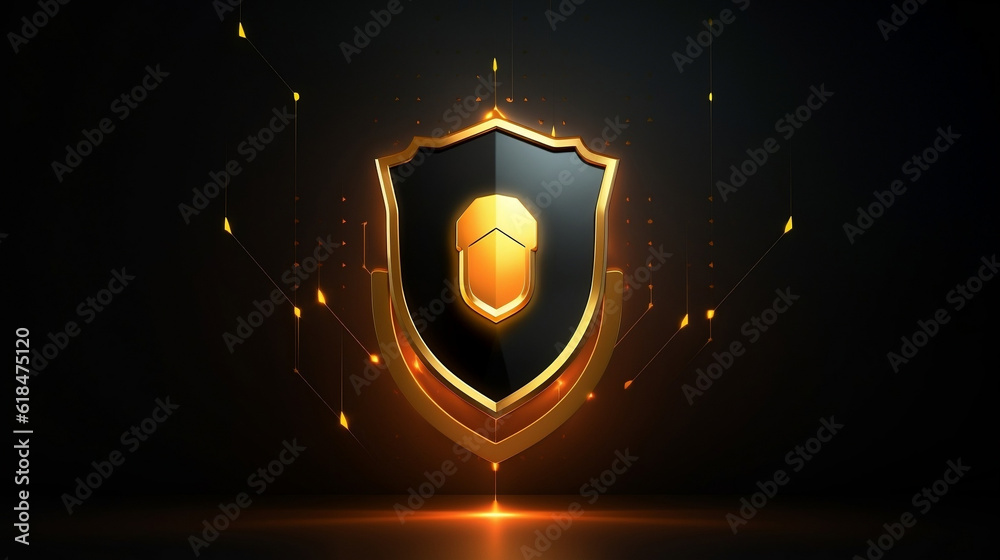 Cybersecurity creative Illustration. 4K, 3D, High Quality Resolution ...