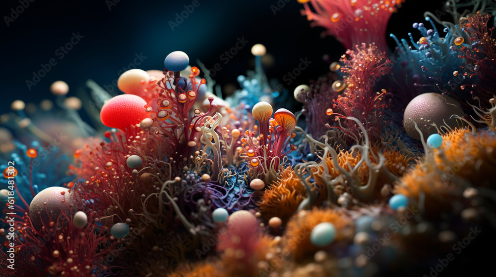 Microscopic life teems in a hidden realm. Under the microscope ...