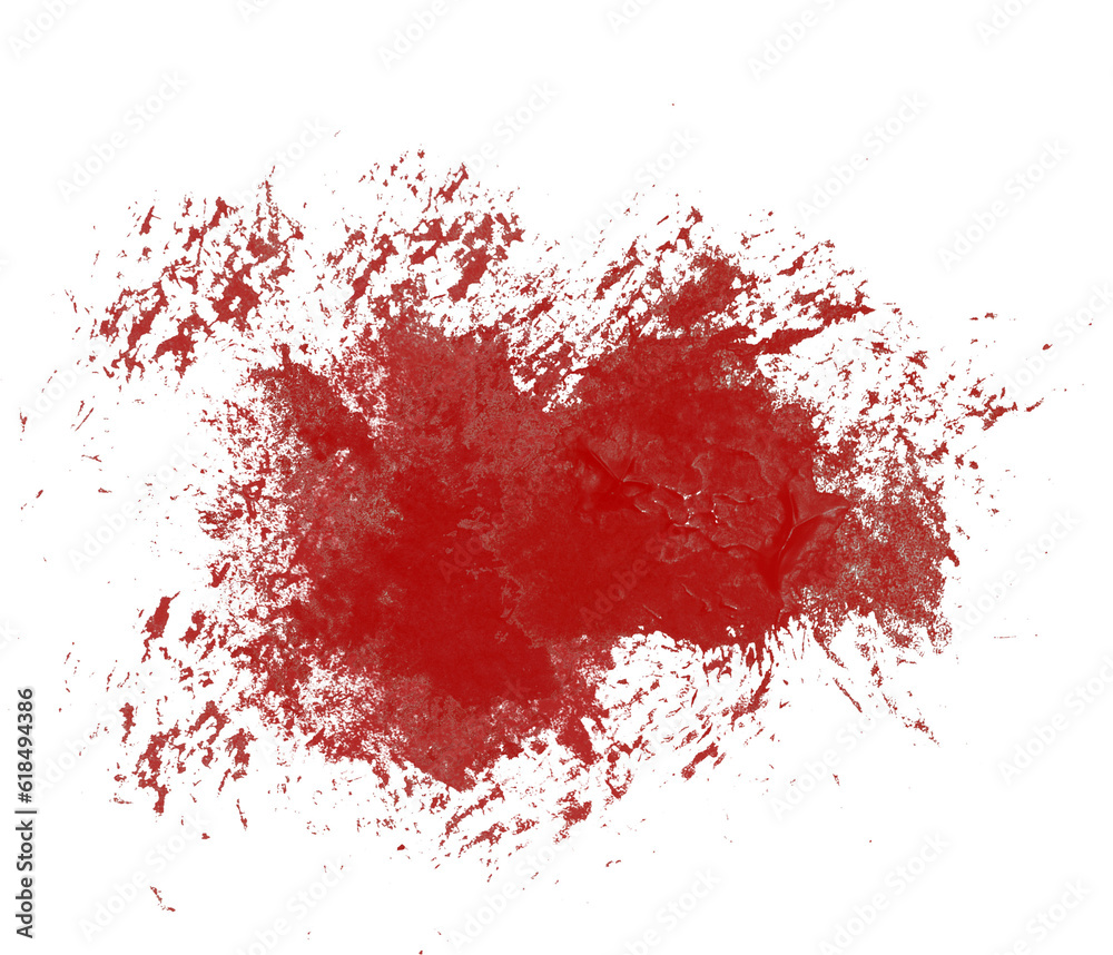 red ink splat, blood smear mark isolated ilustração do Stock | Adobe Stock