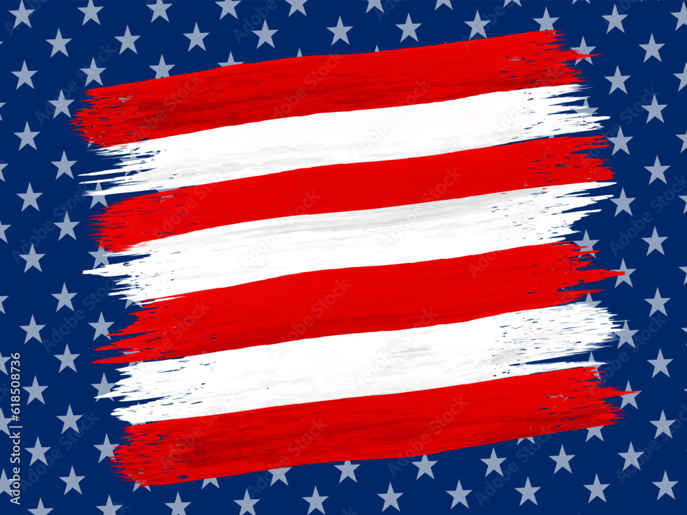 US flag design background Form except to fill in the text Stock Vector ...