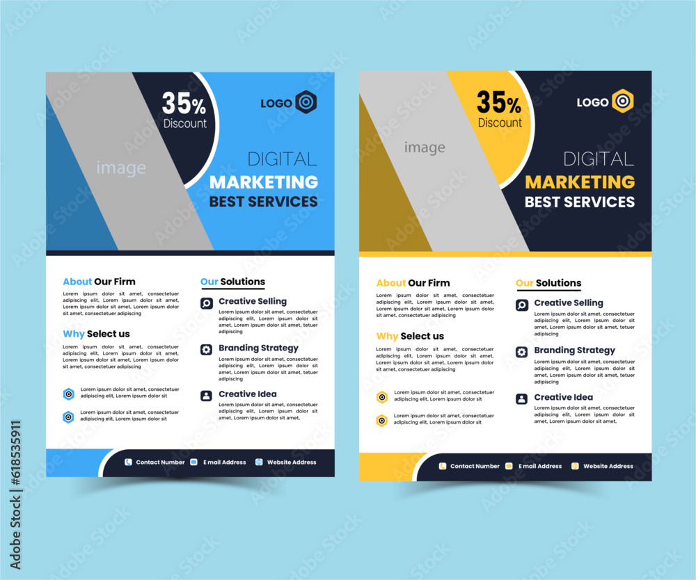 Business Flyer Templates, and New Modern Corporate Business Digital ...