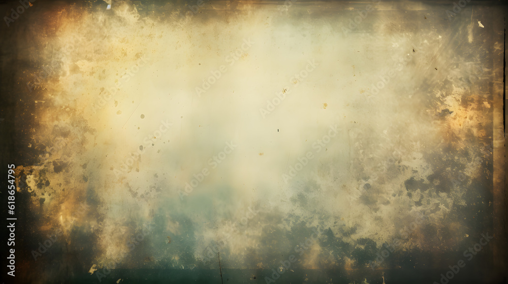Vintage distressed old photo light leaks, film grain, dust and ...