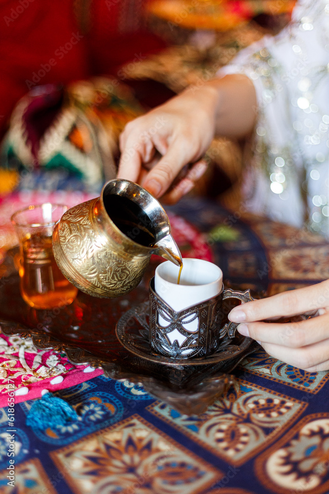 Immerse in Turkish Coffee Culture: Turkish Traditional Style, Hot ...