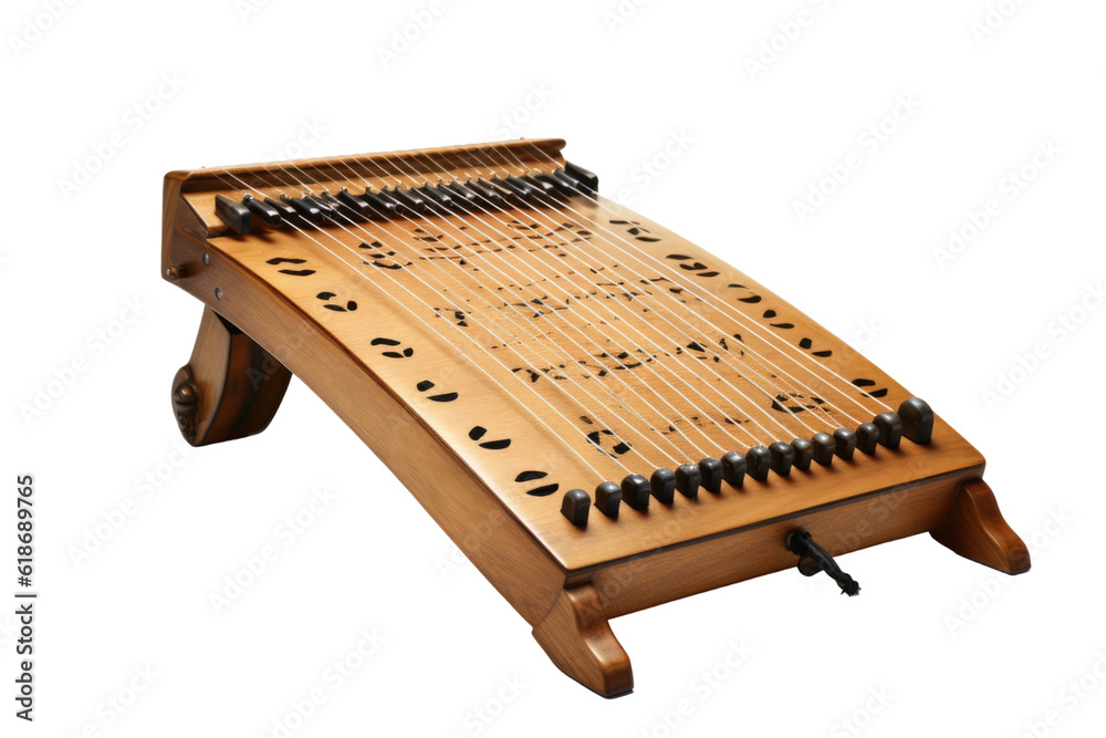 hammered dulcimer isolated on a transparent background, generative ai ...