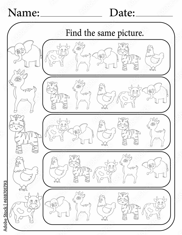 Activity Pages for Kids | Kindergarten Activity Worksheets for Kids ...