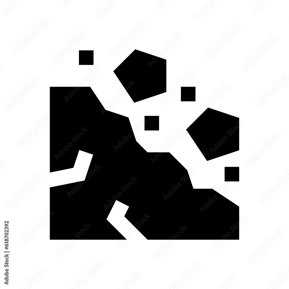 landslide Stock Vector | Adobe Stock