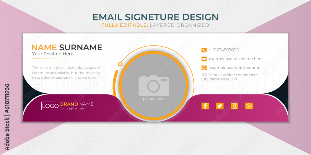 professional Email Signature for your Business and Personal use. Easy ...