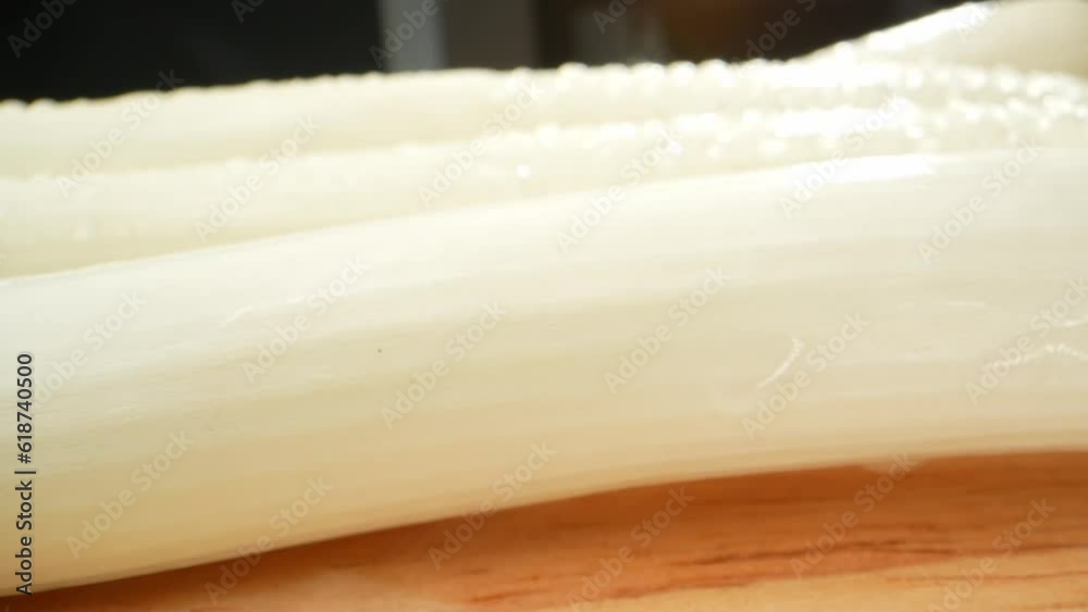 Japanese bunching onion, also known as negi, is a slender, flavorful ...