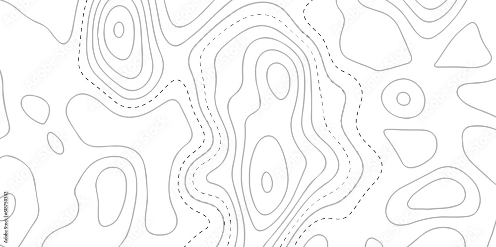 Pattern with lines and dots The stylized height of the topographic map ...